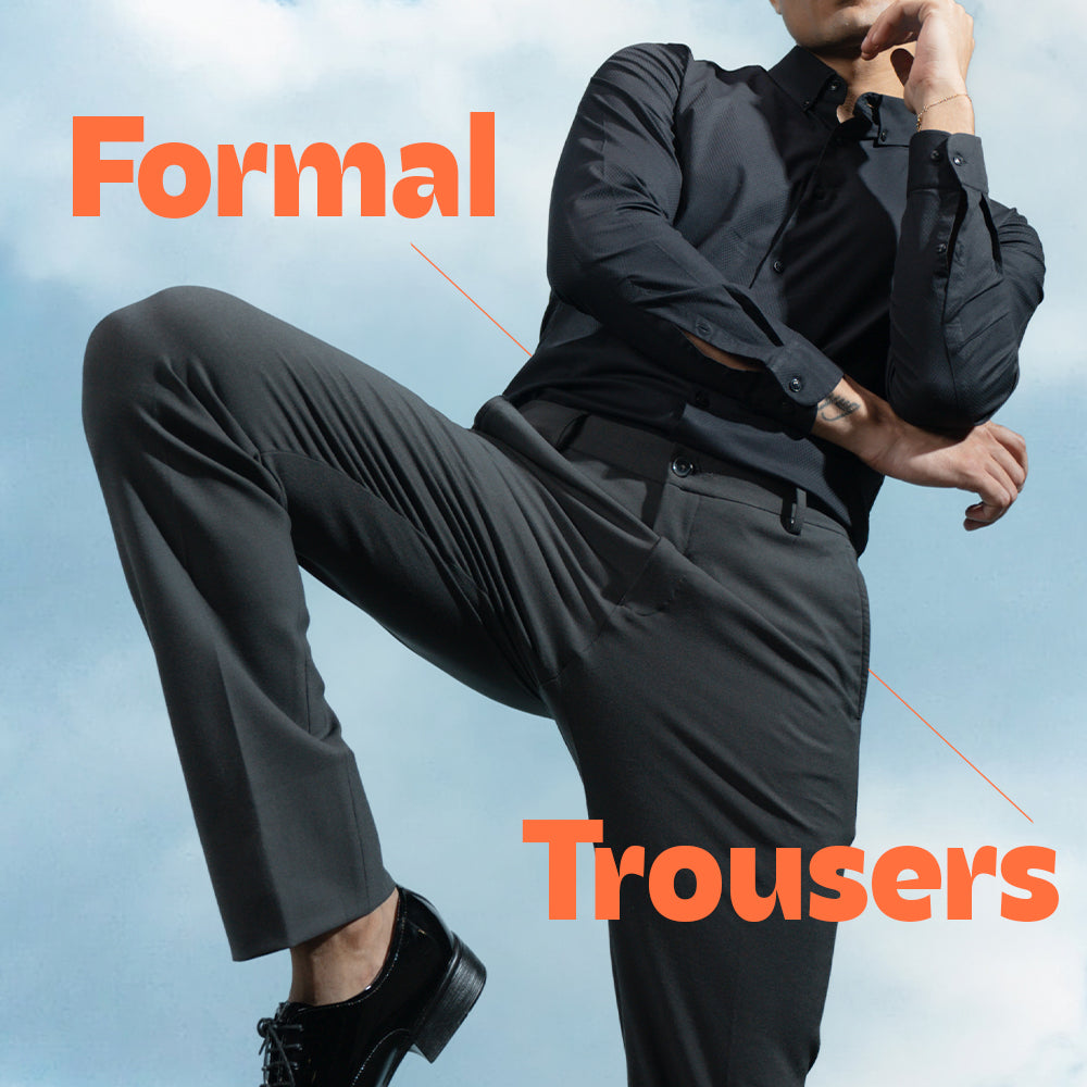 Elegant Formal Trousers - Shop the 4-Way Stretch Collection